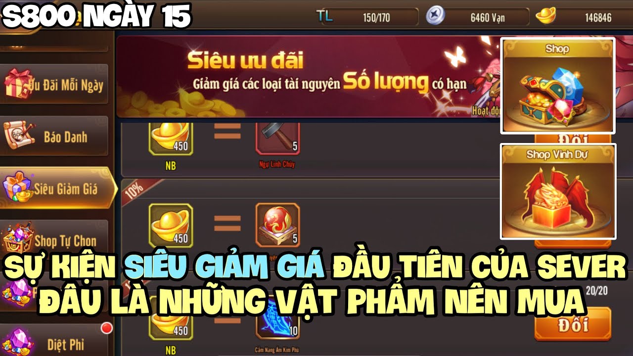 OMG3Q S800 NGÀY 15 HƯỚNG DẪN MUA CÁC VẬT PHẨM TRONG SỰ KIỆN SIÊU GIẢM ...