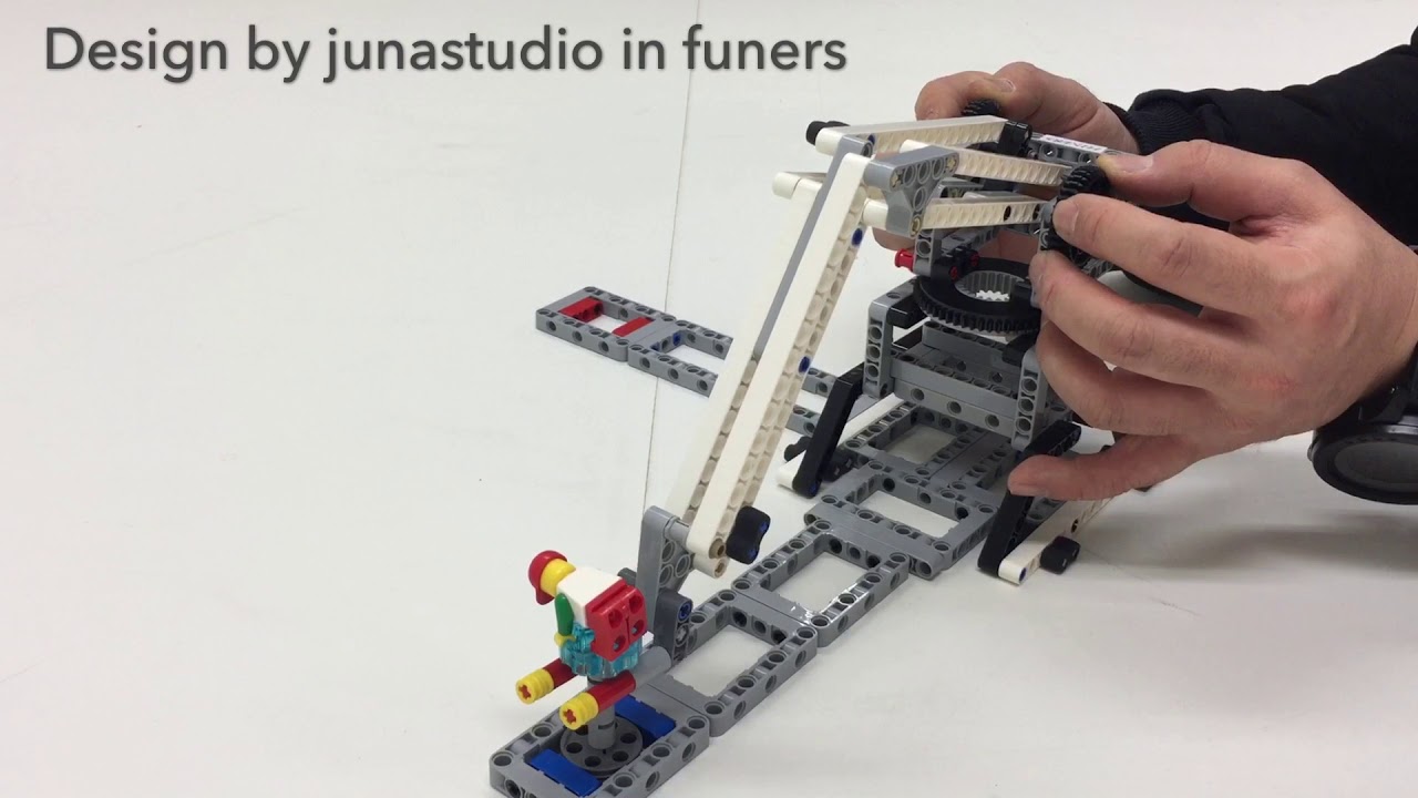 LEGO figure move game - YouTube