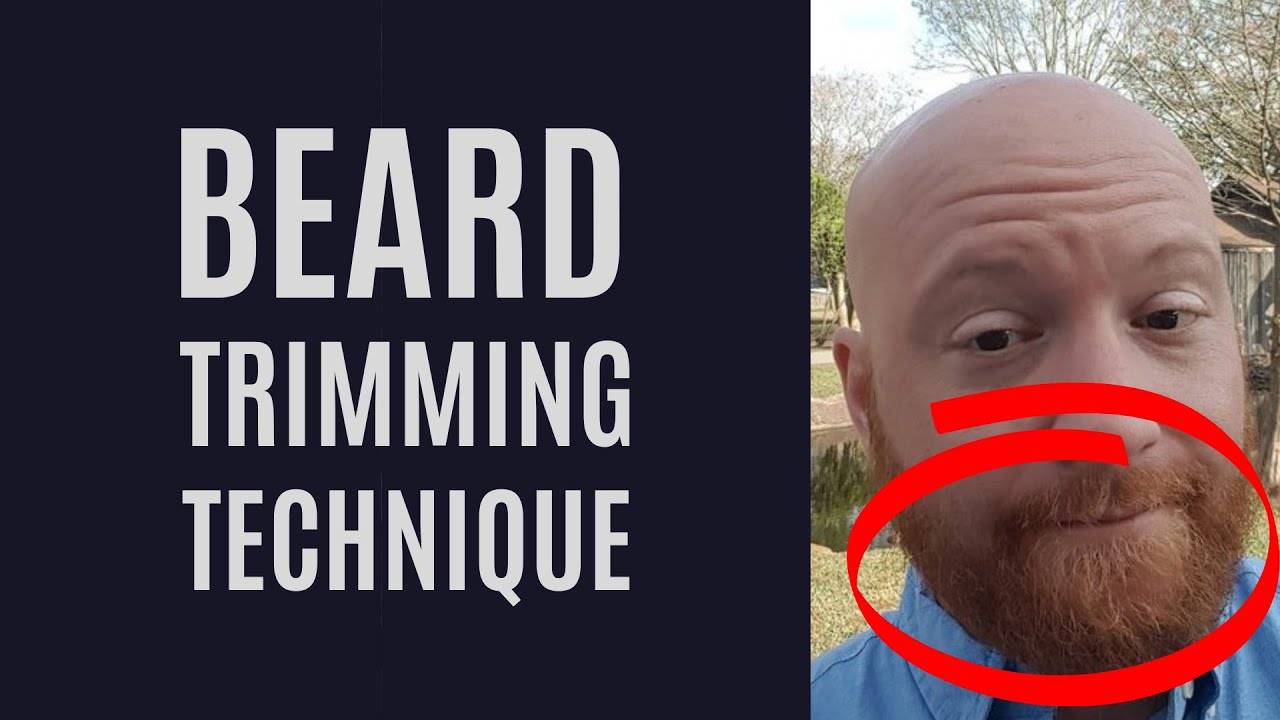 Beard Trimming Technique - The "Reverse Fade" - YouTube