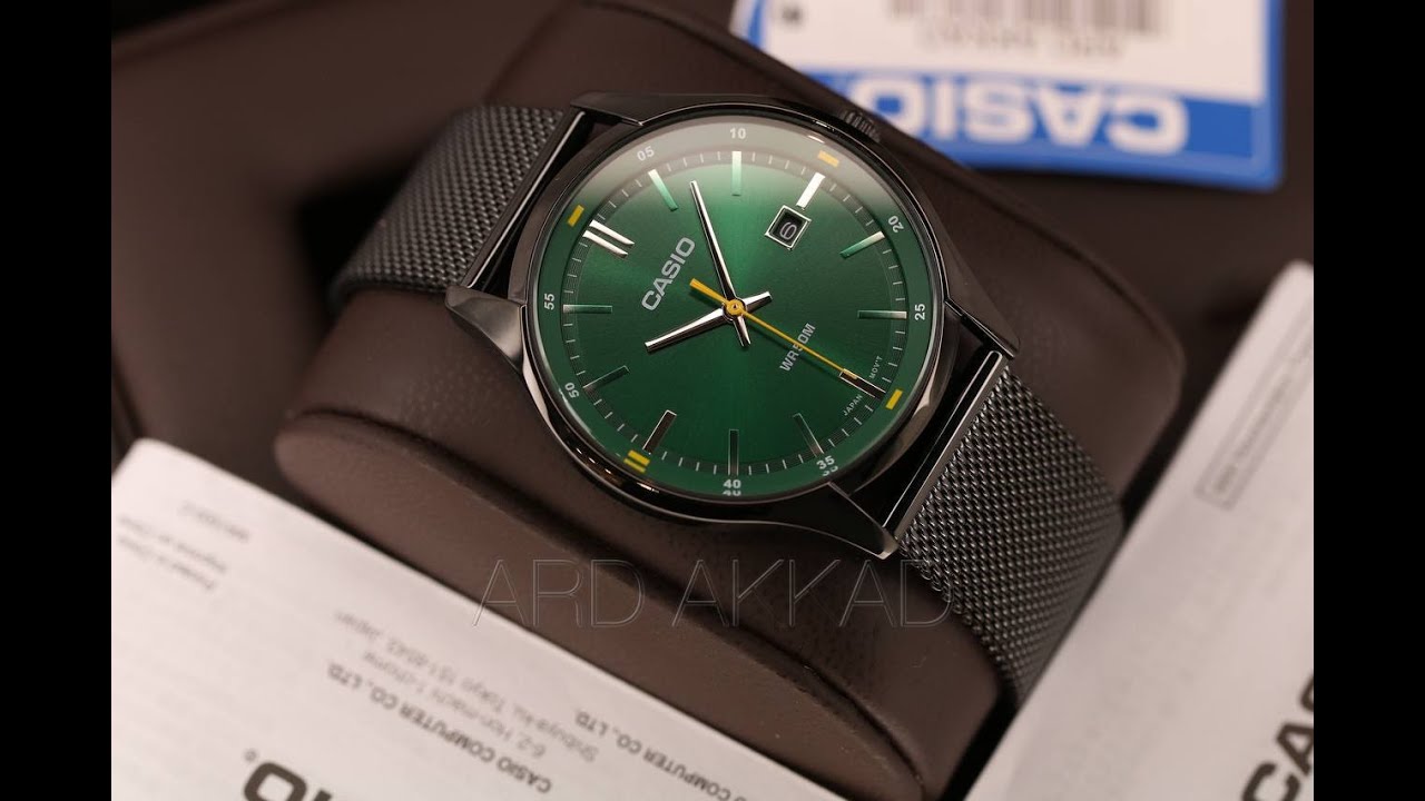 CASIO WATCH MTP-E710MB-3AVDF (ARD AKKAD) - YouTube