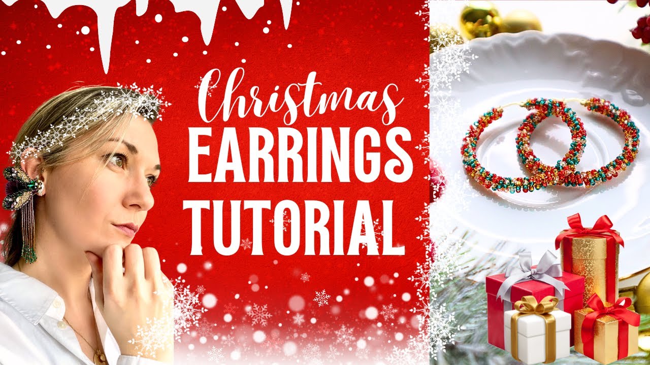 Christmas Earrings for Beginners: Hoops and Wire - YouTube