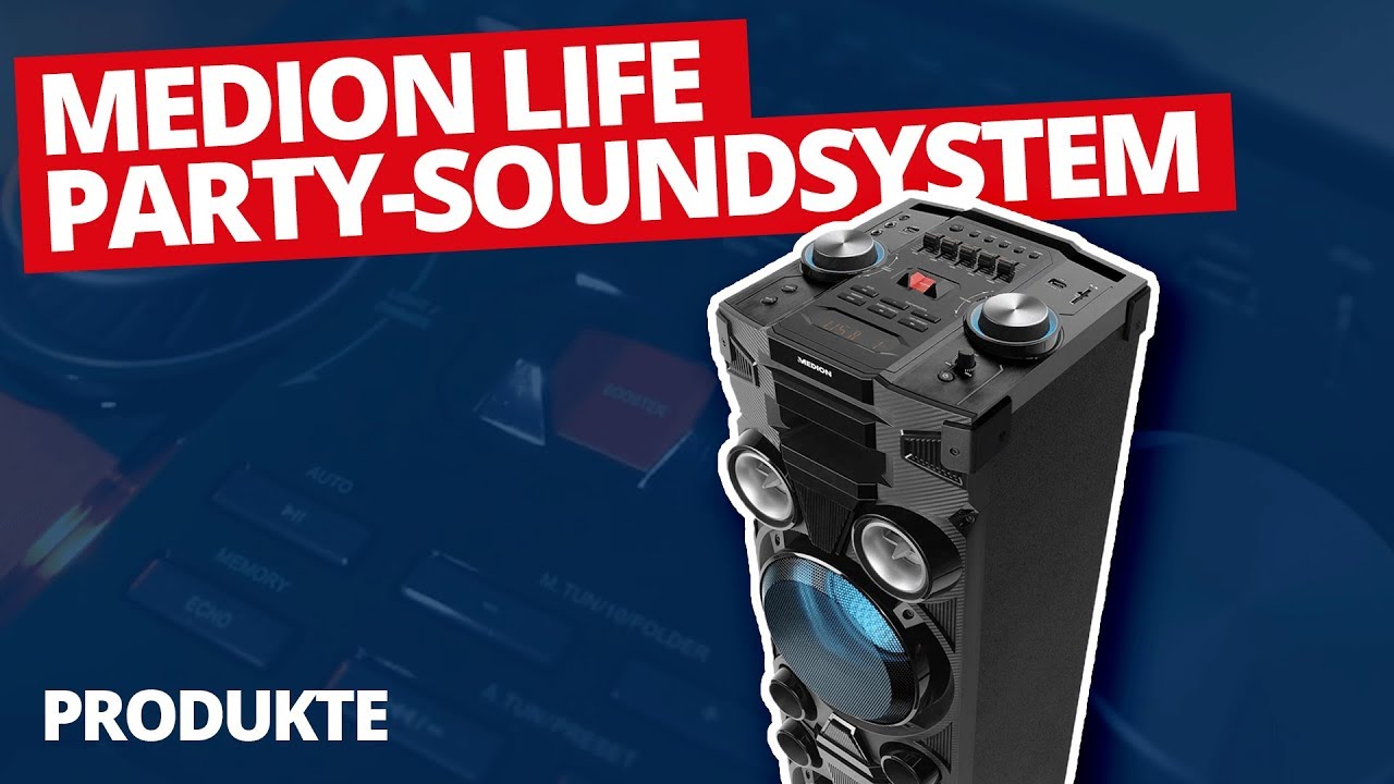 MEDION LIFE X67015 Party-Soundsystem | MEDION Audio - YouTube