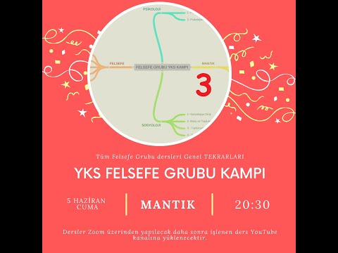 [Felsefe Grubu YKS Kampı] - Mantık Tekrarı \