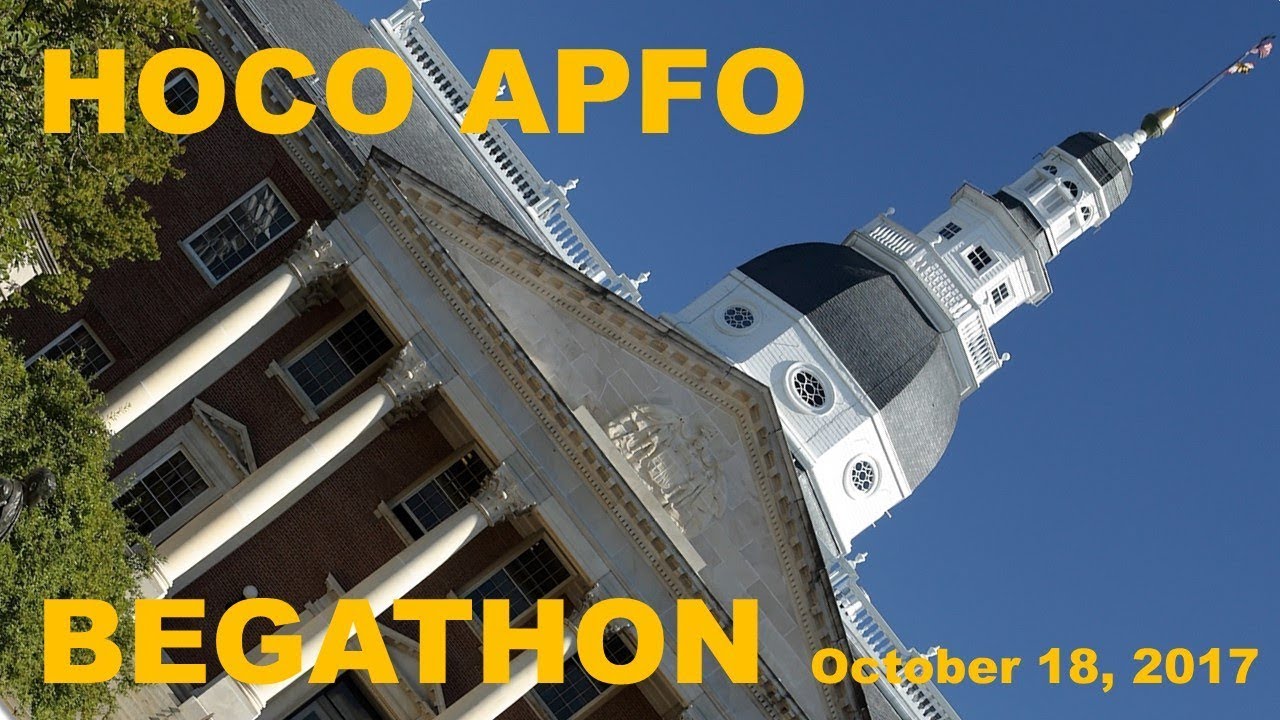 HOCO APFO - SCHOOL BEGATHON AT ANNAPOLIS OCTOBER 18 2017 - YouTube