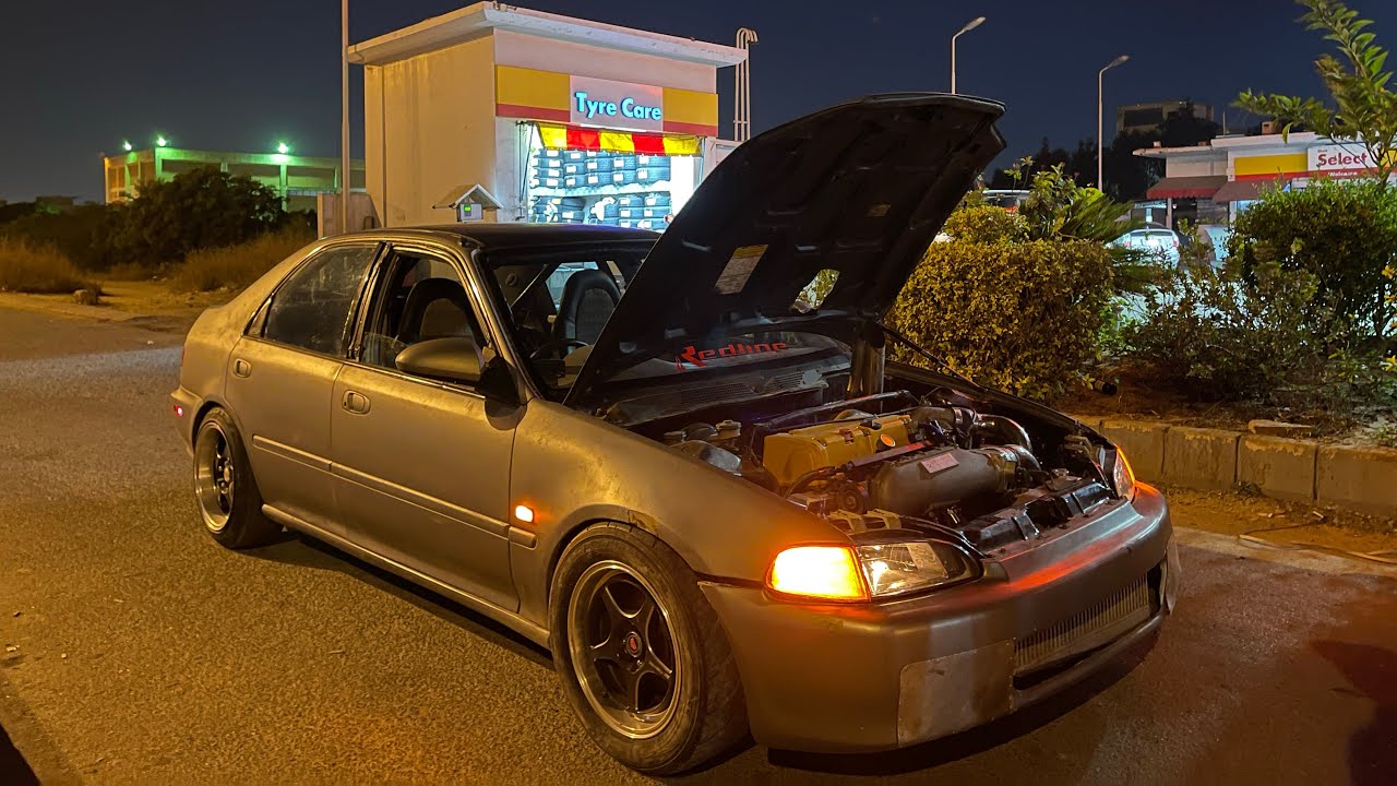 K24 Turbo FWD 🇵🇰 StockBlock 500whp on 9psi - YouTube