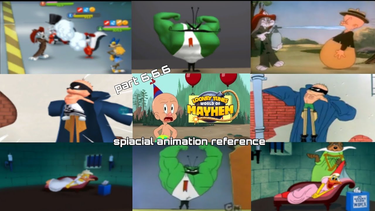 (part 6) looney tunes world of mayhem spiacial animation reference ...
