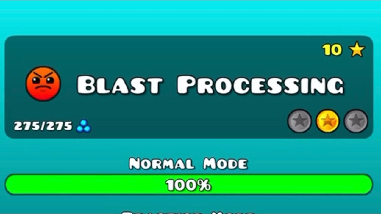 Geometry Dash nice and slow episode one blast processing and you know ...