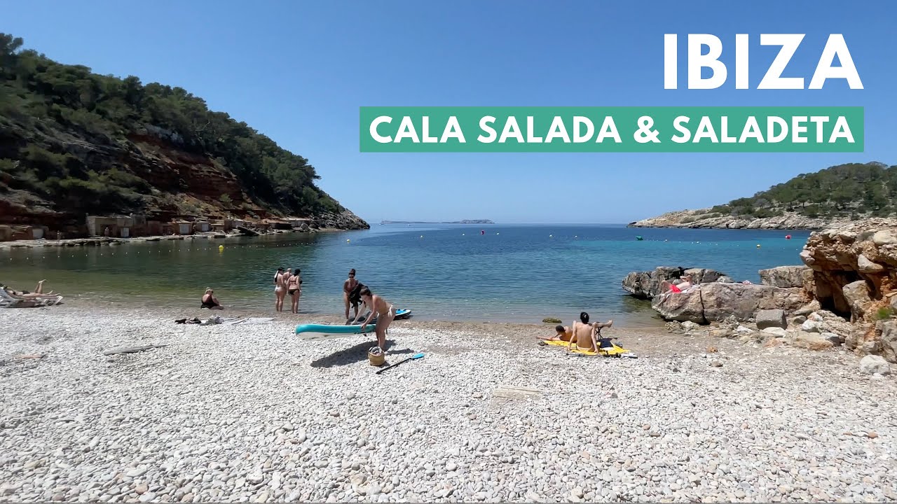 Ibiza Beach Walk 2023 - Cala Salada & Cala Saladeta / SPAIN - YouTube