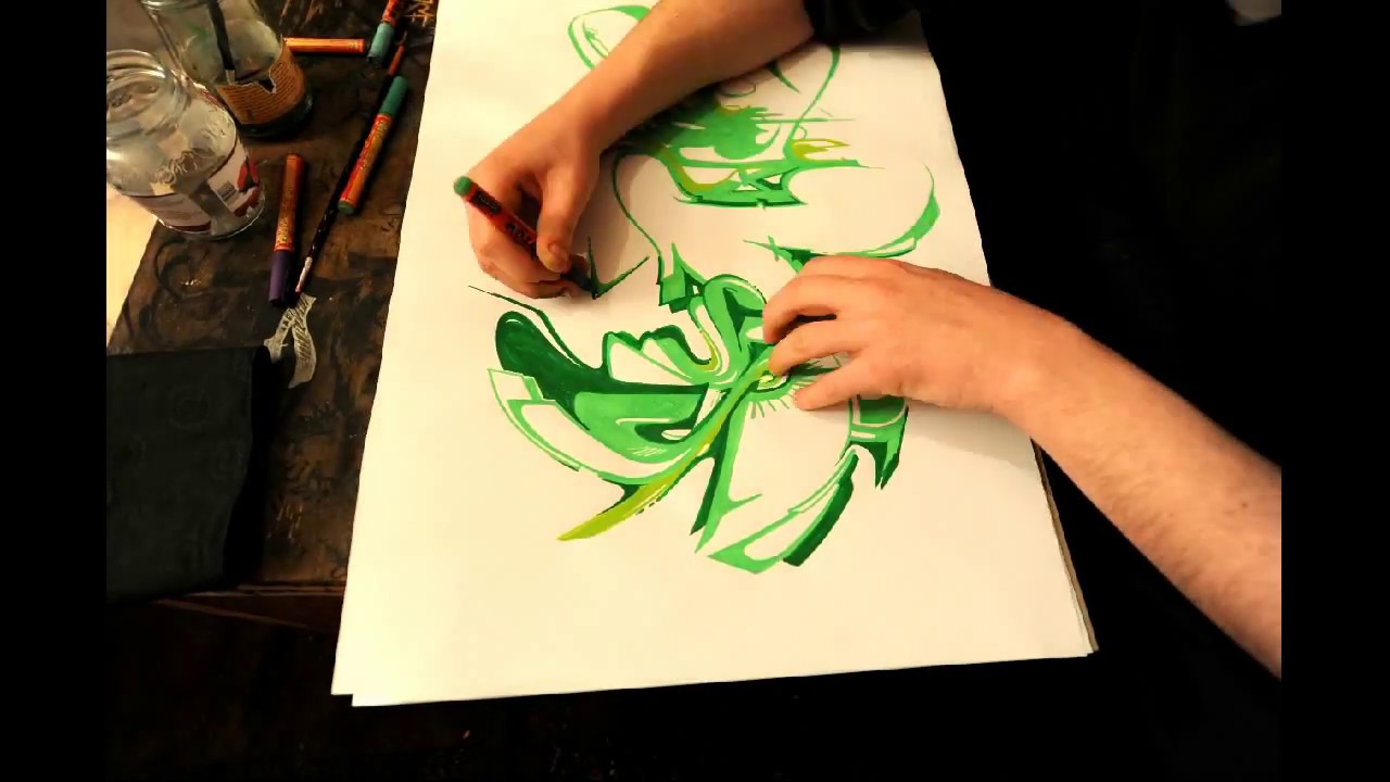 NewStyle Graffiti Canvas by Spawn One (short Version) - YouTube