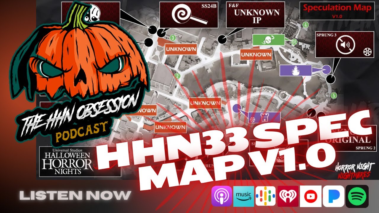 HHN33 Speculation Map V1.0 - YouTube