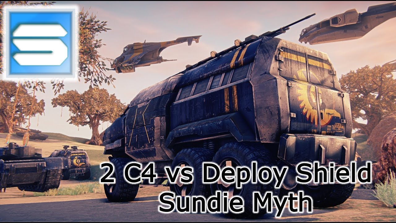 Deploy Shield Sundie Myth - Planetside 2 - YouTube