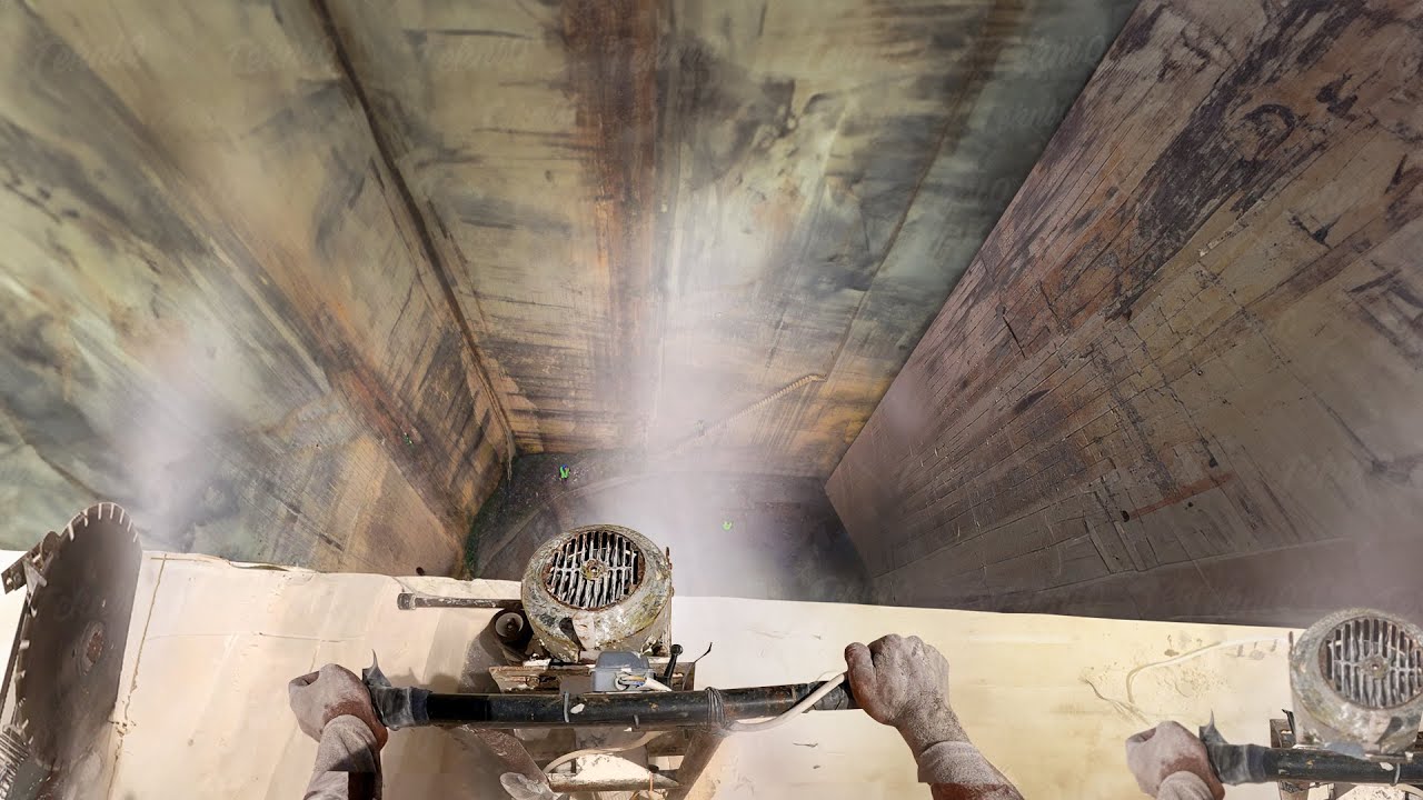 How They Mine & Lift Tons of Rocks Inside Scary Mines - YouTube