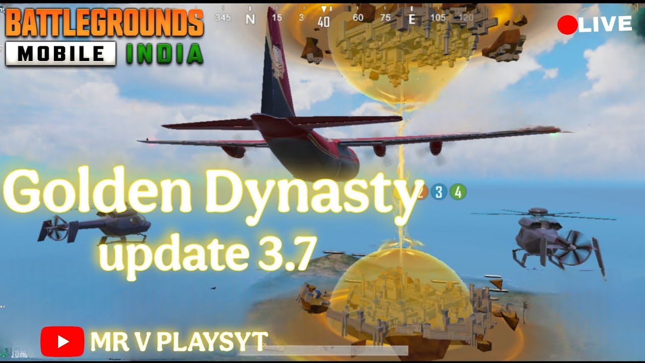 Golden Dynasty bgmi Update 3.7 | live stream | let's explore the new ...