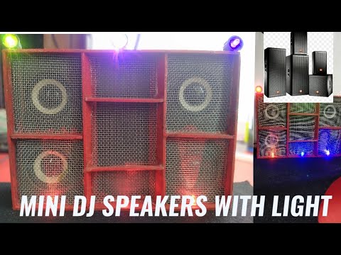 How To Make Mini DJ Speaker At Home || Mini DJ Box Kaise Banaye || DJ ...