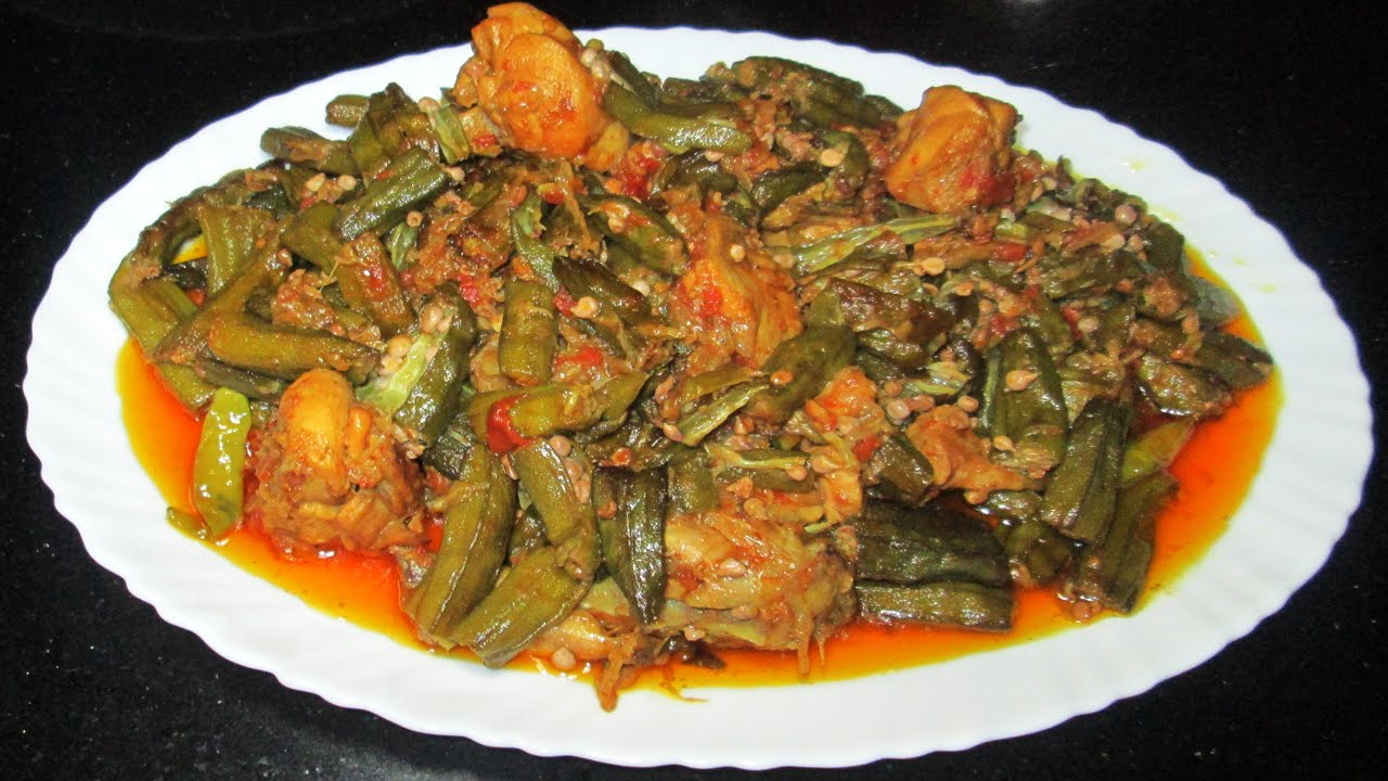 Bhindi Gosht (Okra or Ladyfinger) - Bhindi Ki Sabzi - Bhindi Chicken ...
