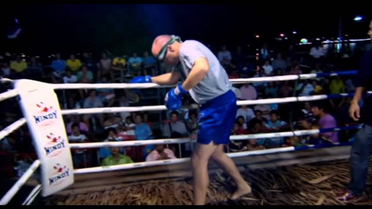 Karl Pilkington Blindfolded boxing!! - YouTube