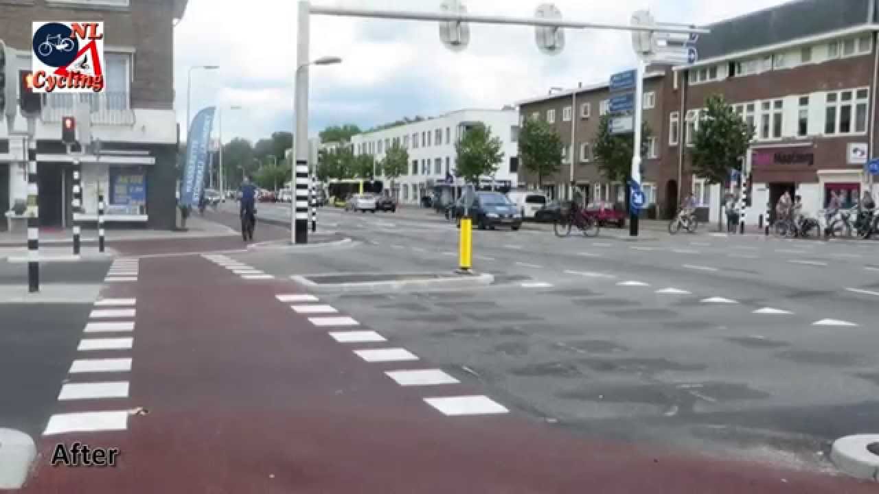 Intersection reconstruction in The Netherlands [344] - YouTube