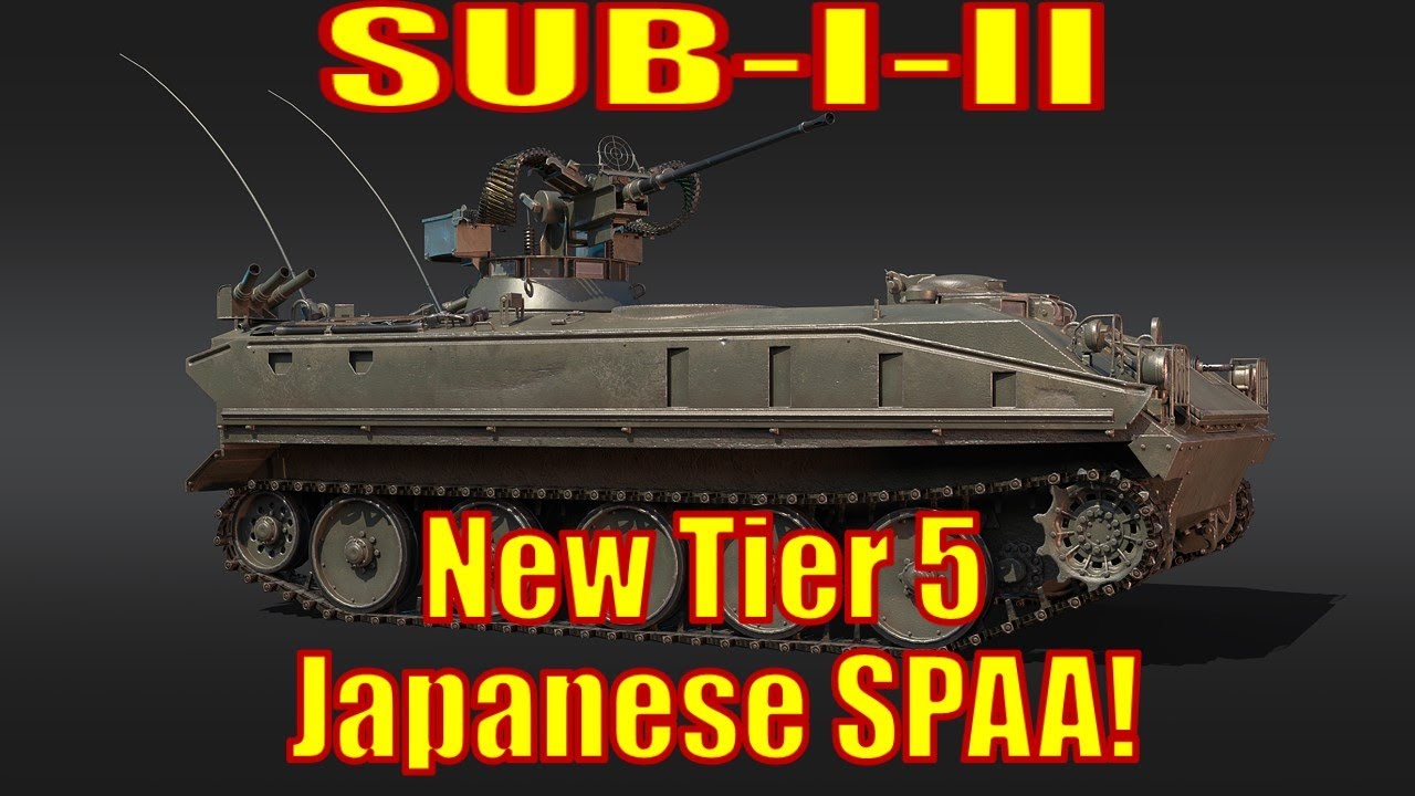 SUB-I-II: Tier 5 Japanese SPAA Coming to War Thunder! - YouTube