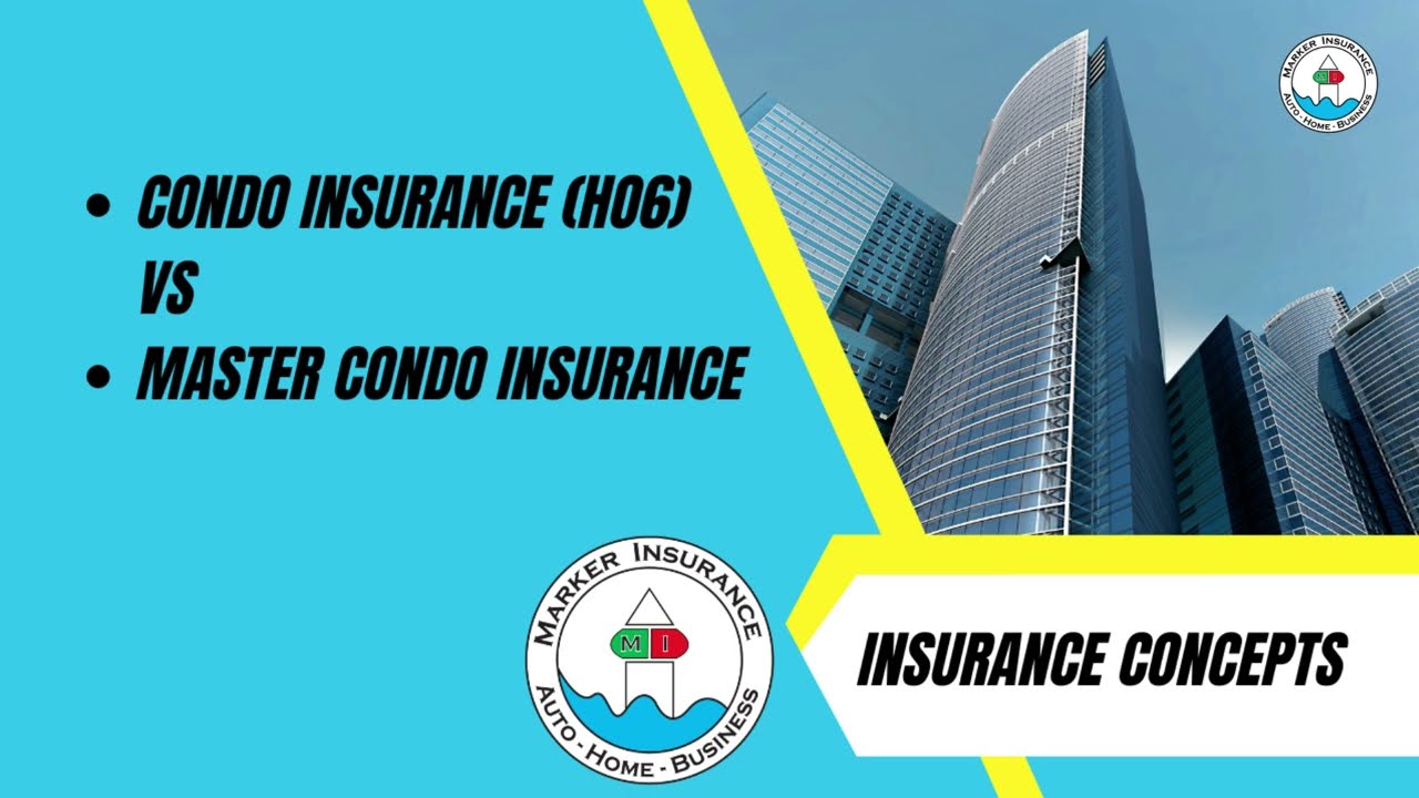 Condo Unit Owners Insurance HO6 Vs Master Condo Insurance Policy Condo Unit Owners Insurance HO6 Vs Master Condo Insurance Policy