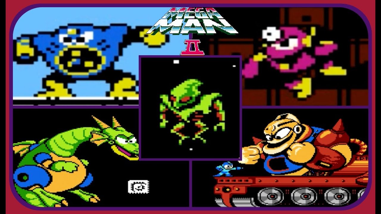 Mega Man 2 - All Boss Encounters - YouTube
