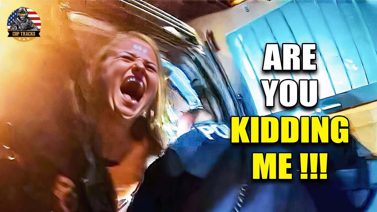 When ENTITLED KAREN Slaps Security, Triggers Wild Police Chase in Alley | Karen Instant Karma ...