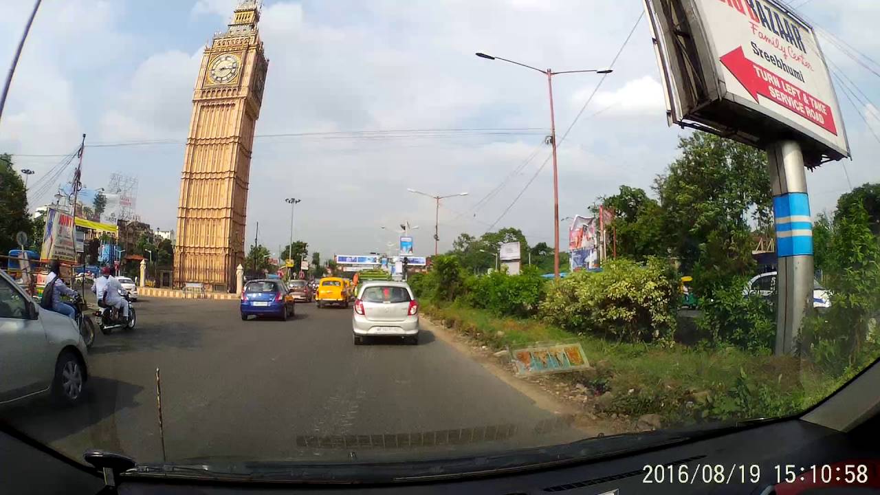 VIP Road Kolkata - Light To Moderate Traffic - From Hudco Towards Lake ...