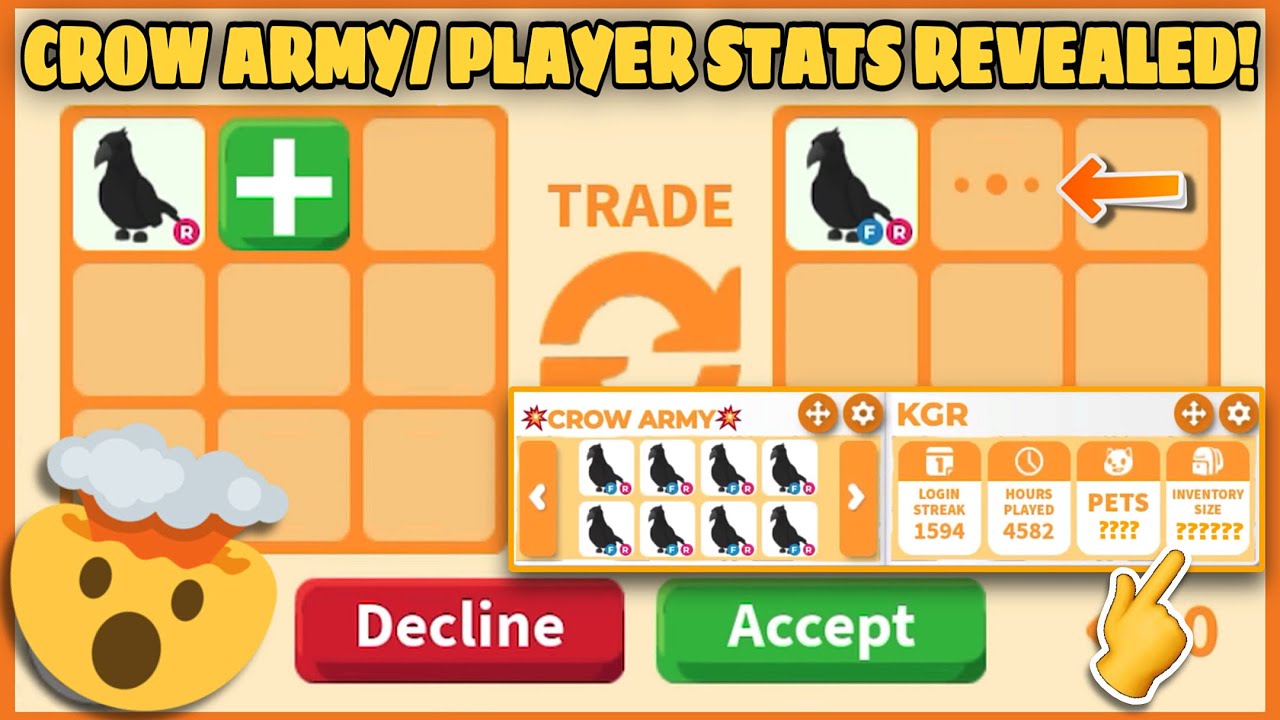 🤯🤯OMG I HAVE SO MANY CROWS AND INVENTORY SIZE REVEALED | TRADING CROW ...