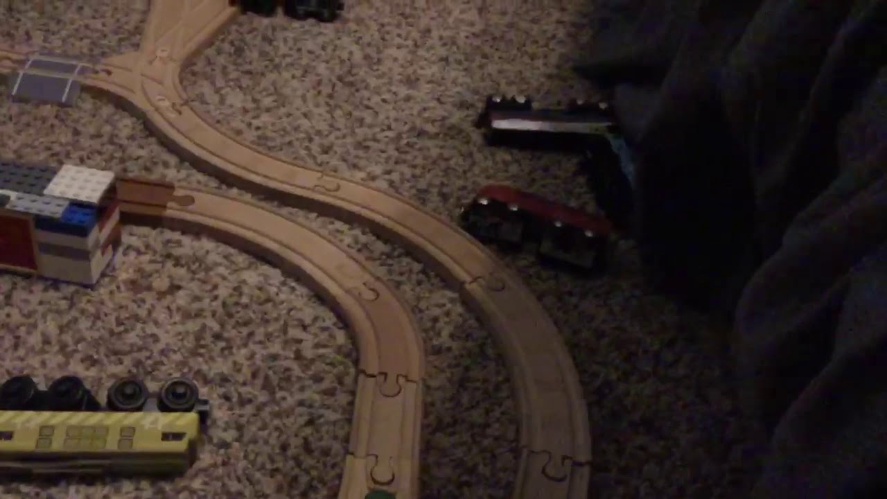 Slow Motion Train Crash - YouTube