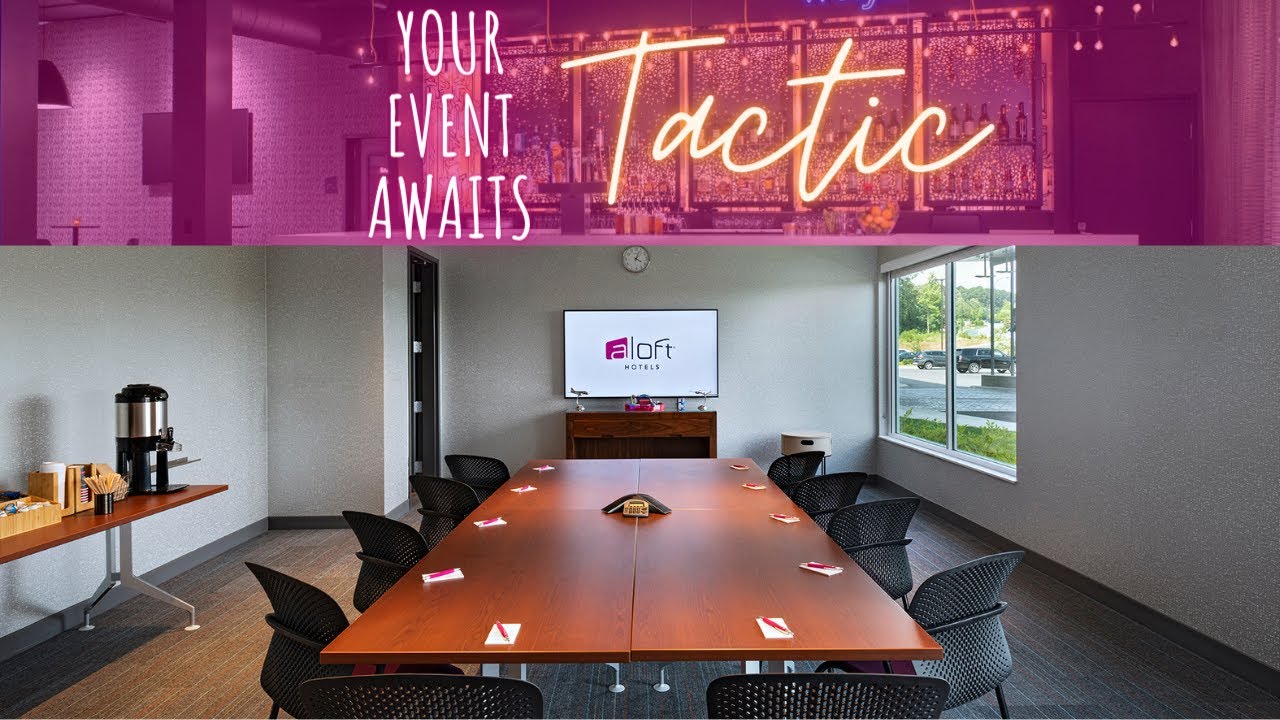 Tactic Boardroom Tour @ Aloft Little Rock West - YouTube