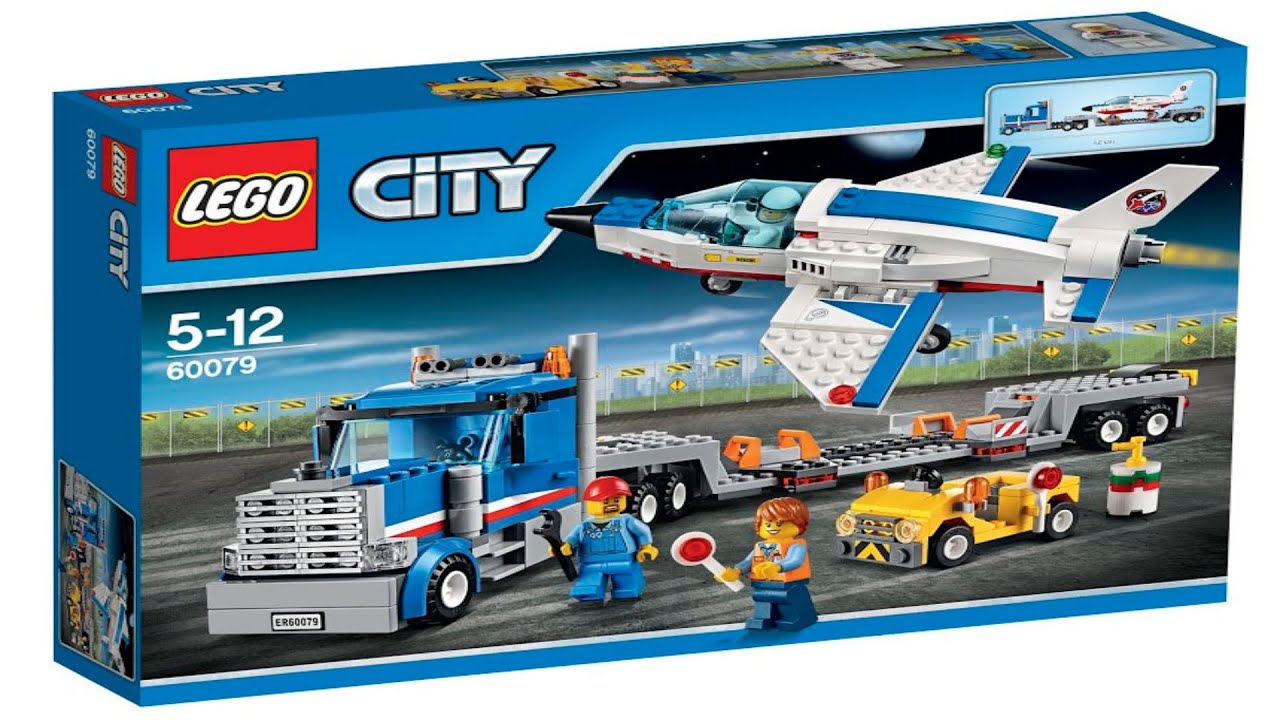 Lego City 60079 Training Jet Transporter - Lego Speed Build - YouTube