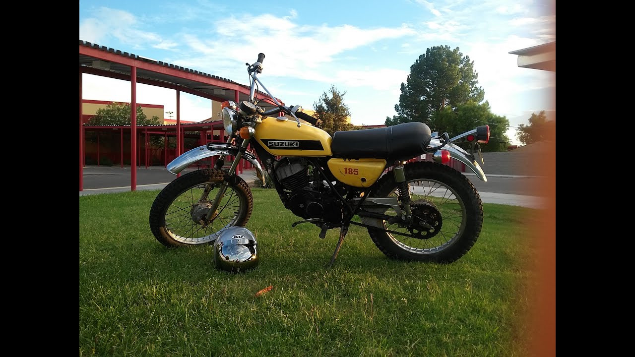 1971 Suzuki ts185 - YouTube
