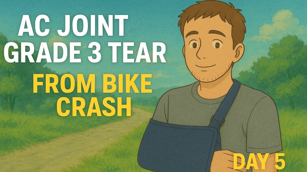 AC Joint Grade 3 Tear – Bike Crash Update (Day 5) - YouTube