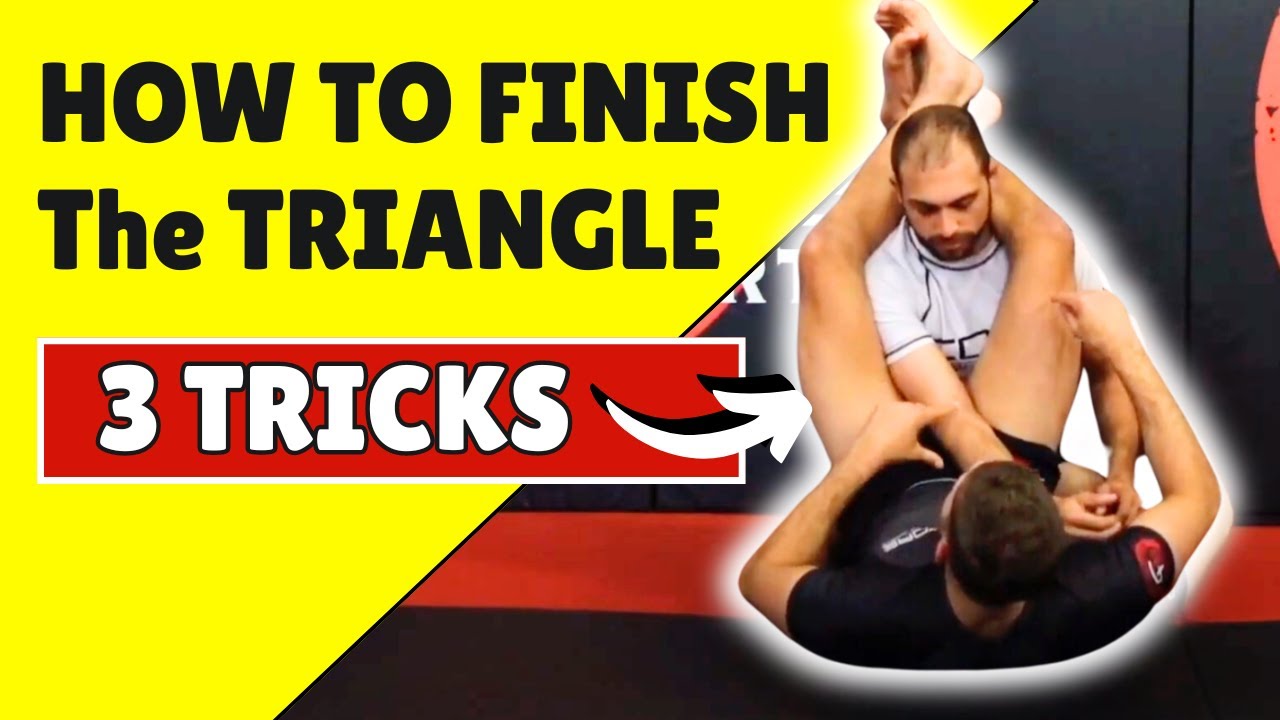 3 ways to finish your Triangle Choke - YouTube