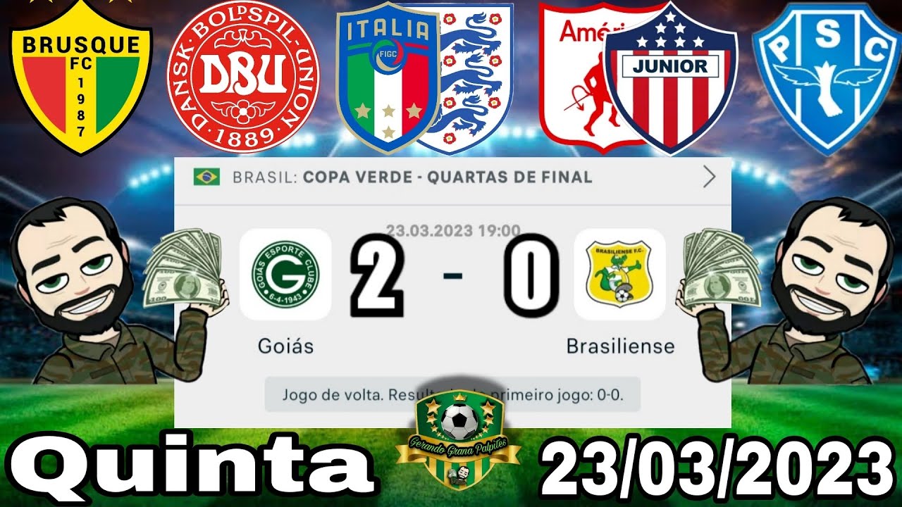 Palpites De Futebol Para Hoje 23 03 2023 Quinta Feira Com Placares