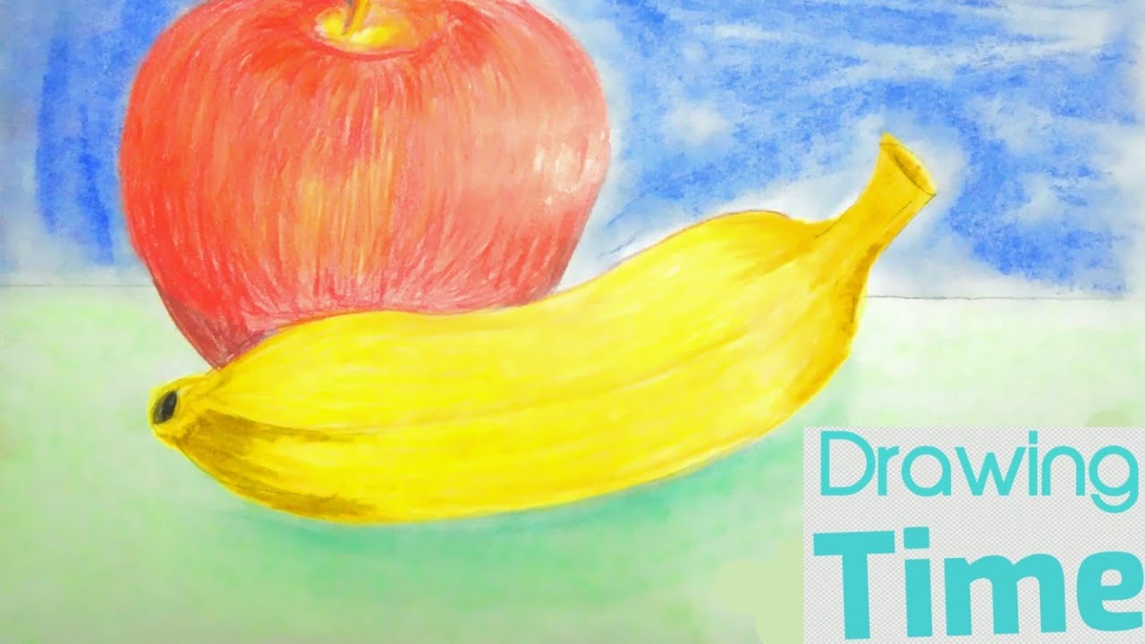 How to draw Easy Realistic Fruit - YouTube
