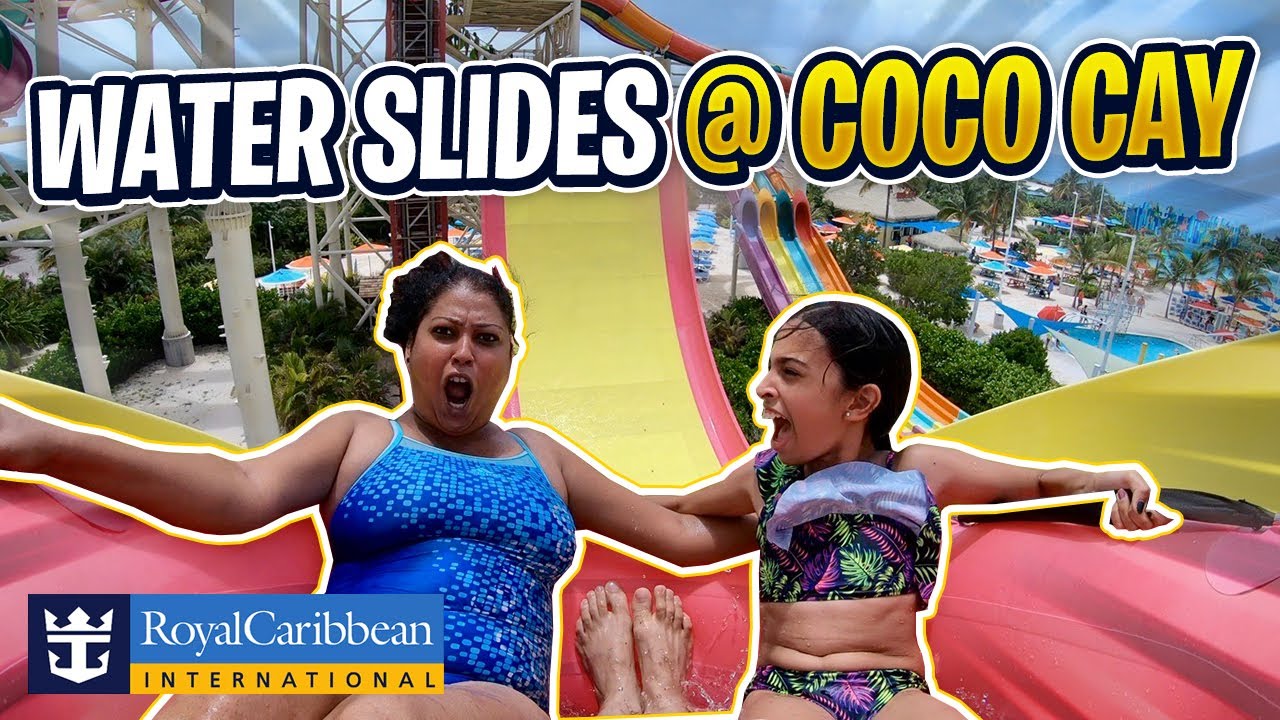 Perfect day at COCO CAY | Royal Caribbean, Bahamas, ALL Water Slides ...