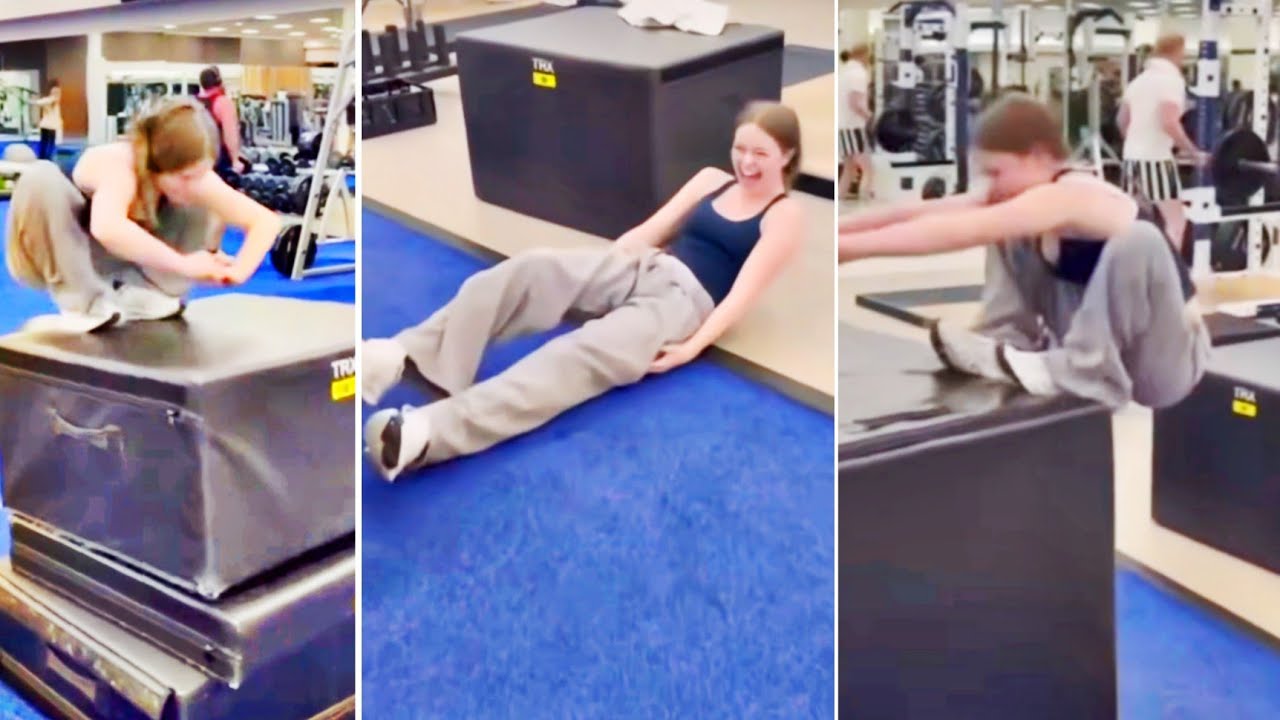 Salish Matter doing Gymnastics Training at Gym - YouTube