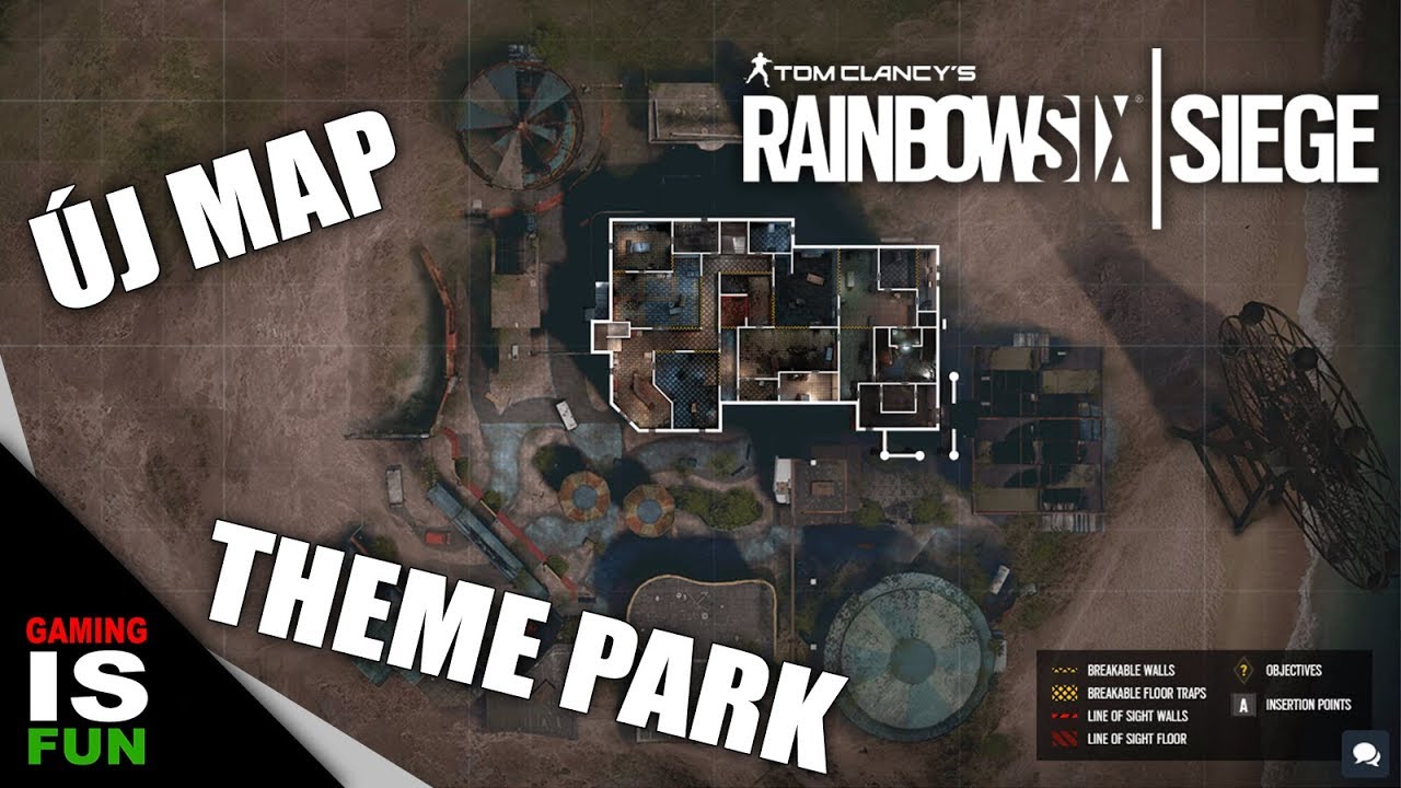 AZ ELSŐ KÉPEK AZ ÚJ PÁLYÁRÓL! - THEME PARK | Rainbow Six: Siege - YouTube