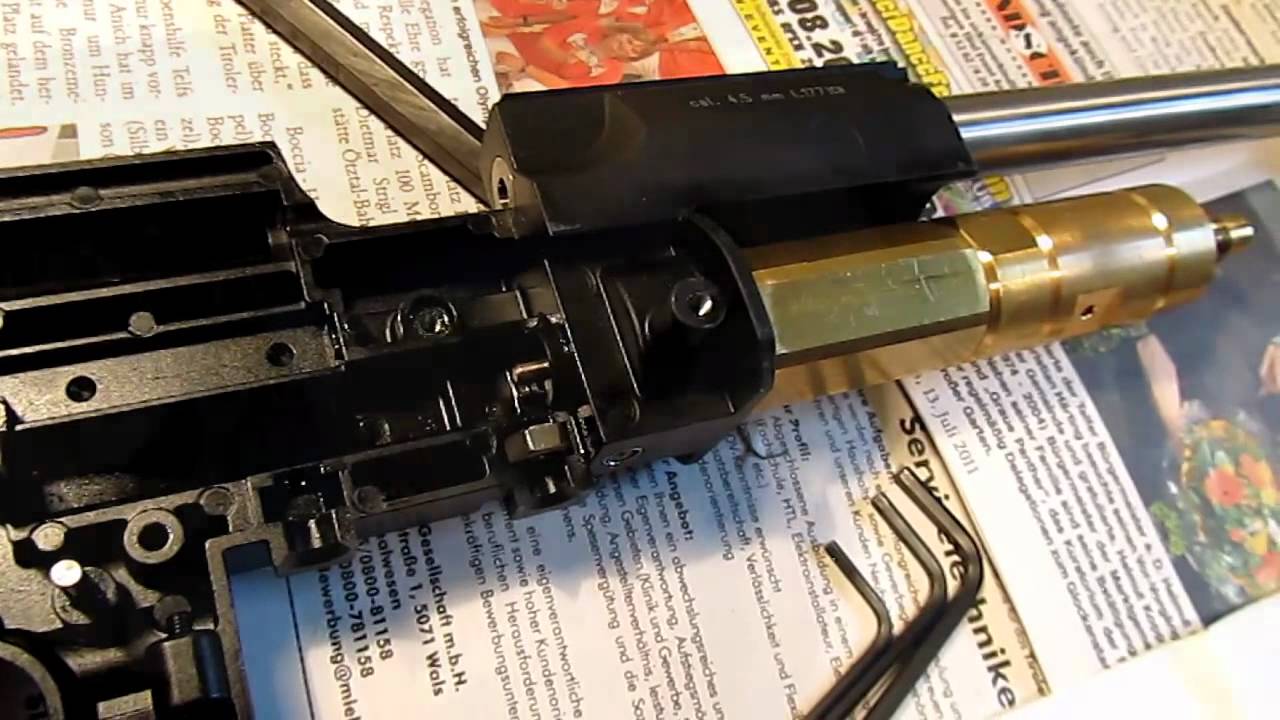 Hämmerli AR20 ft - trigger and internals - YouTube