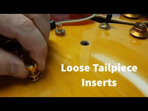 What to do When Your Tailpiece Inserts Come Loose - YouTube
