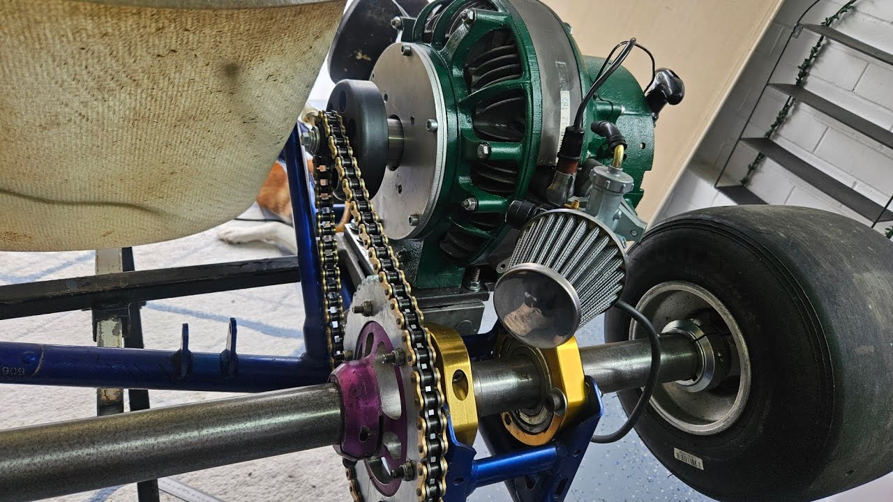 Sachs Km48 Rotary Drift Kart Engine Install (EP2) - YouTube