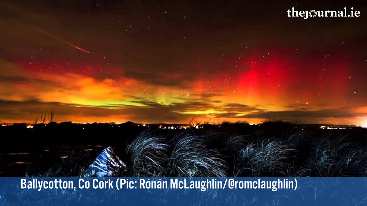 Aurora Borealis Over Ireland - YouTube