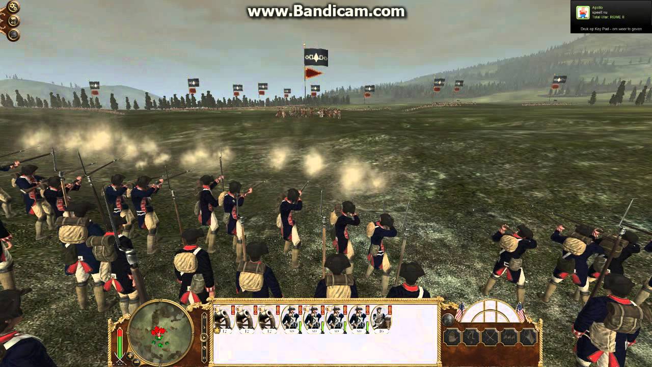 Empire Total War American Army vs Indians - YouTube
