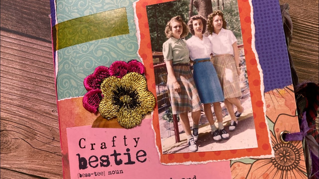 Crafty Friend Junk Journal flip through and thrift haul / # ...