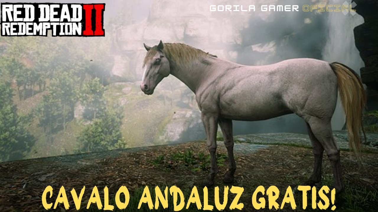CAVALO ANDALUZ PERLINO DE GRAÇA 2022 RED DEAD REDEMPTION 2 - YouTube