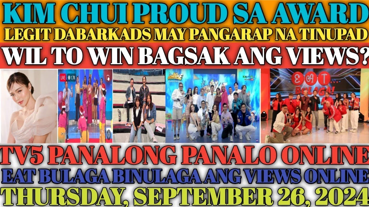 KIM CHUI PROUD SA AWARD, LEGIT DABARKADS MAY TINUPAD NA PANGARAP - YouTube