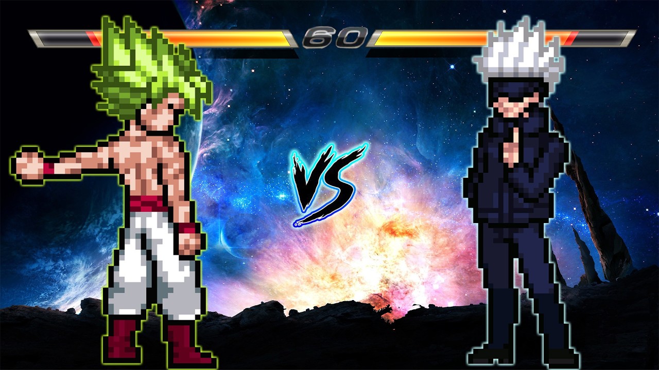 LEGENDARY GOKU SSJ V.2 VS GOJO S1 RN - YouTube