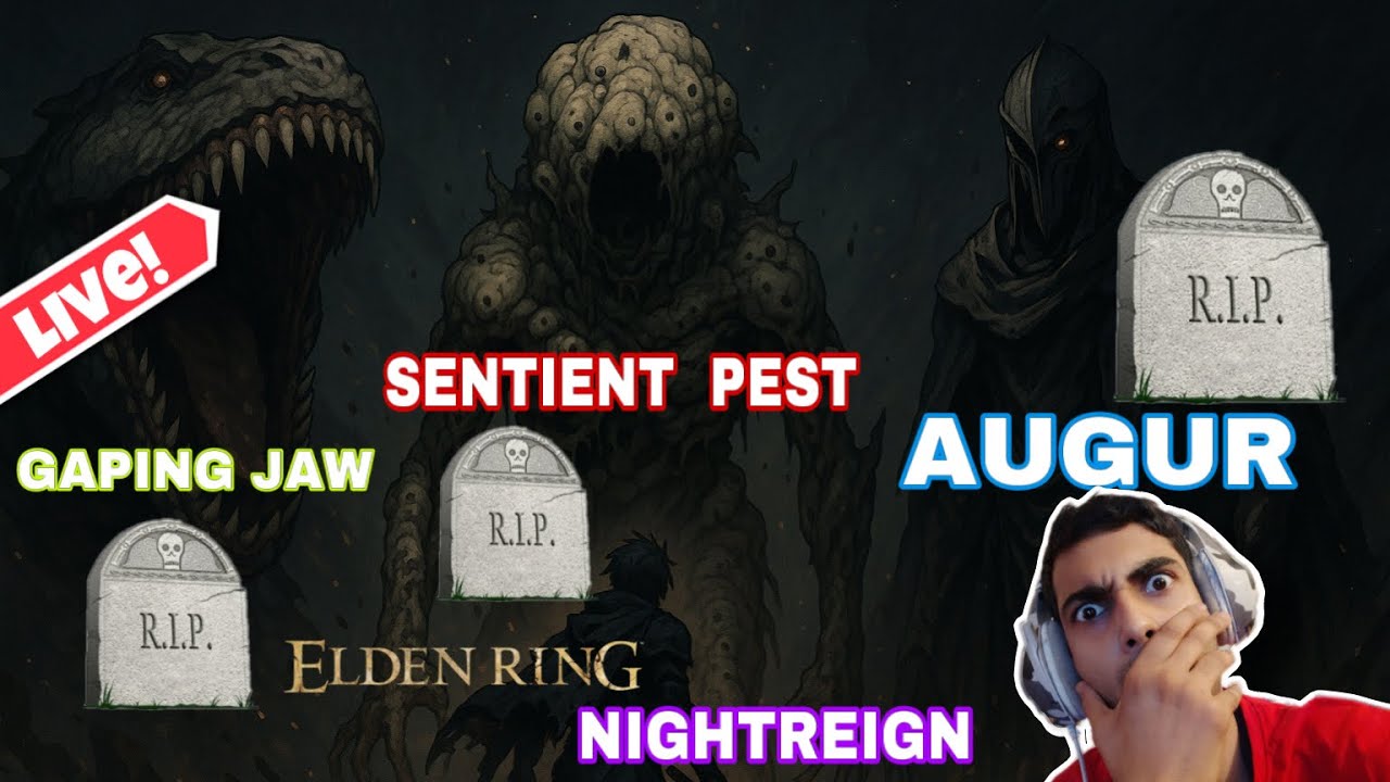 #LIVE Lets kill Gaping Jaw 2nd boss with REVENANT! ELDEN RIng ...