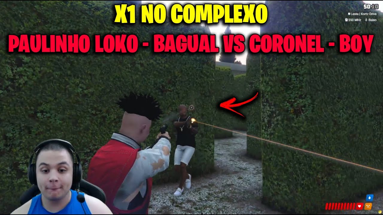 PAULINHO LOKO E BAGUAL VS CORONEL E BOY EVENTO DE X1 NO COMPLEXO - CLIPS GTA RP - YouTube