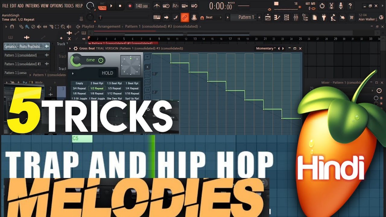 5 Simple Melodies Tricks | Trap and Hip Hop Melody Tutorial - Super ...